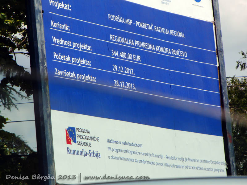 rumunija – srbija panou proiect serbia iulie 2013 – Denisa Lala